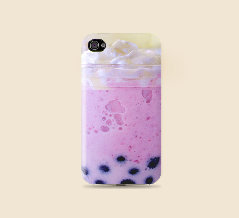 Pink Whip Cream Milk Shake Plastic Hard Case - Iphone 5 - Iphone 4 ...