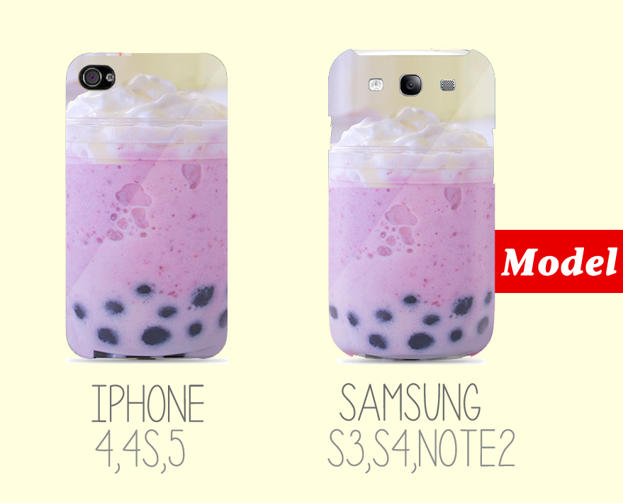 Pink Whip Cream Milk Shake Plastic Hard Case - Iphone 5 - Iphone 4 ...
