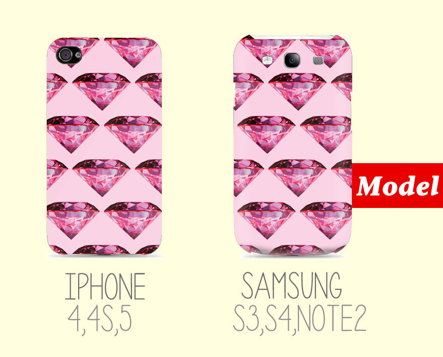 Fabulous Pink Shine Diamond Hard Case - Iphone 5 - Iphone 4 - Iphone 4s ...